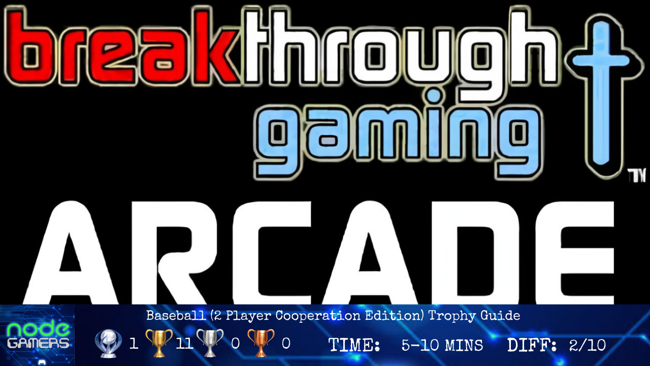 Baseball (2 Player Cooperation Edition) – Breakthrough Gaming Arcade ...