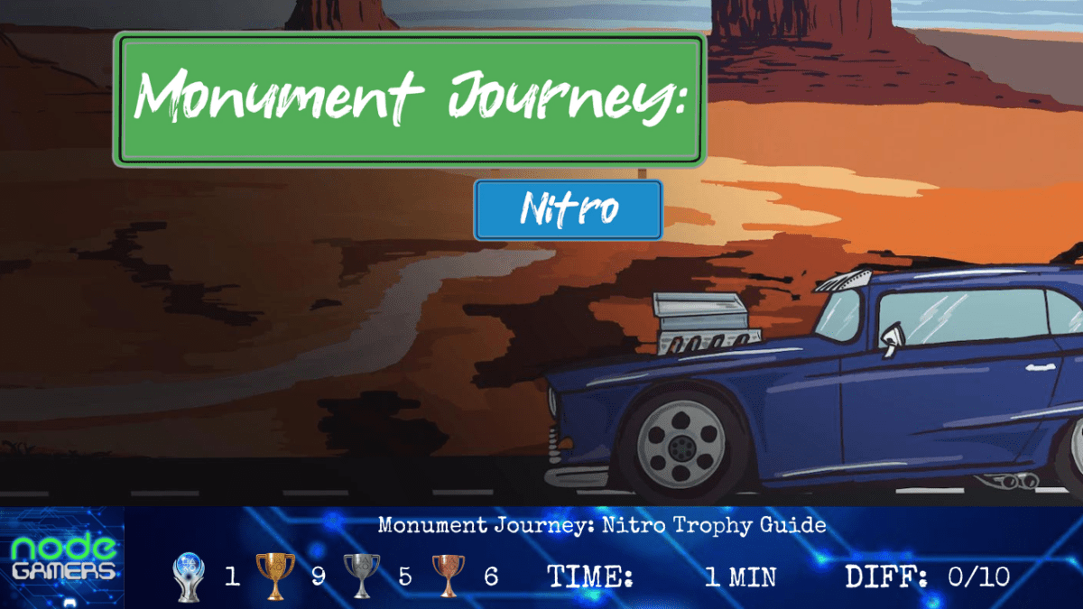 Monument Journey: Nitro Trophy Guide – NODE Gamers