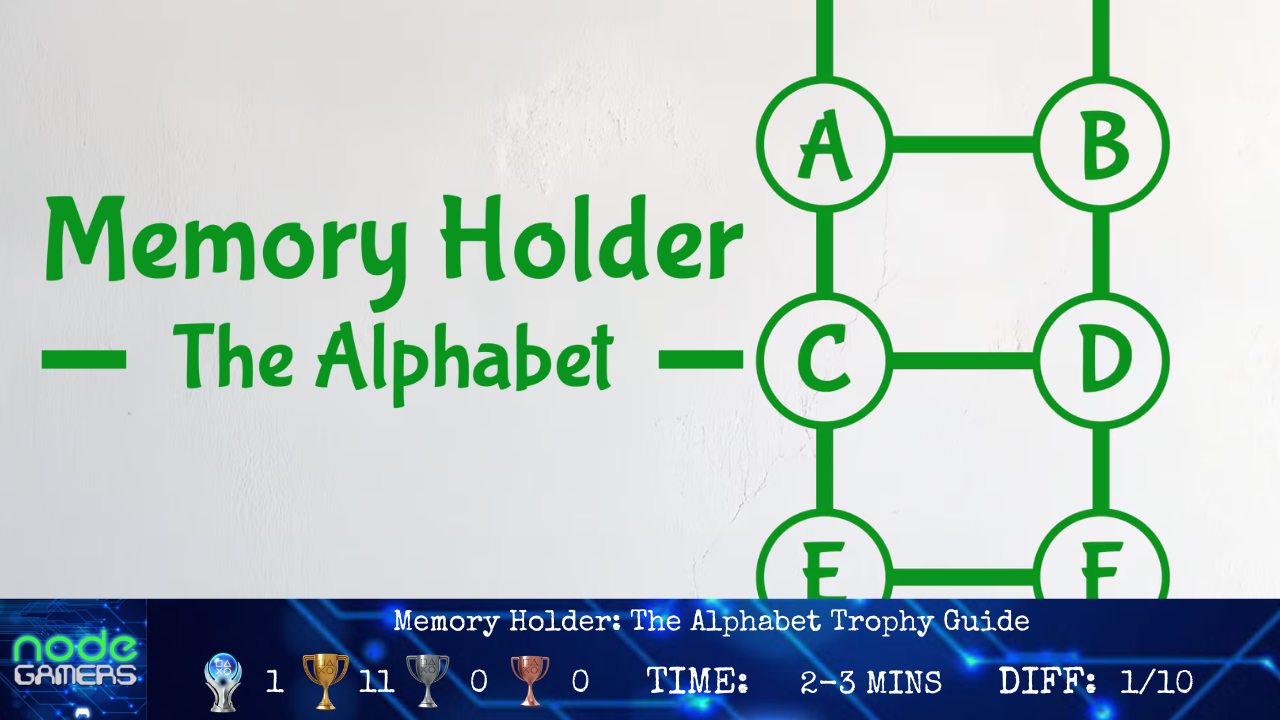 Memory Holder: The Alphabet Trophy Guide – NODE Gamers